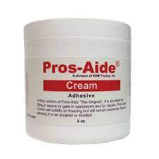 Crema de Pros-Aide, pegamento para prótesis y fx - Bondo
